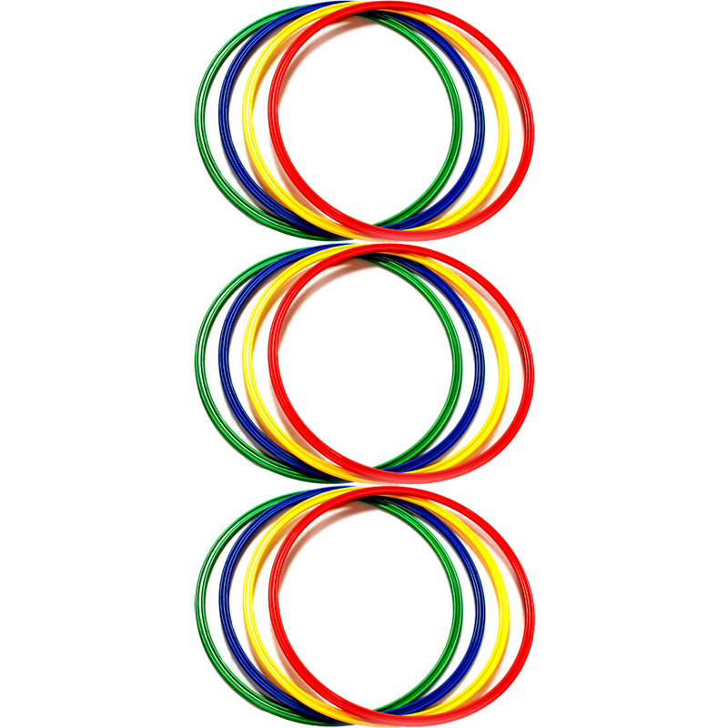 First-play Flat Hoops Game Multi-colour 50cm Flat Hoops | Hula Hoops ...